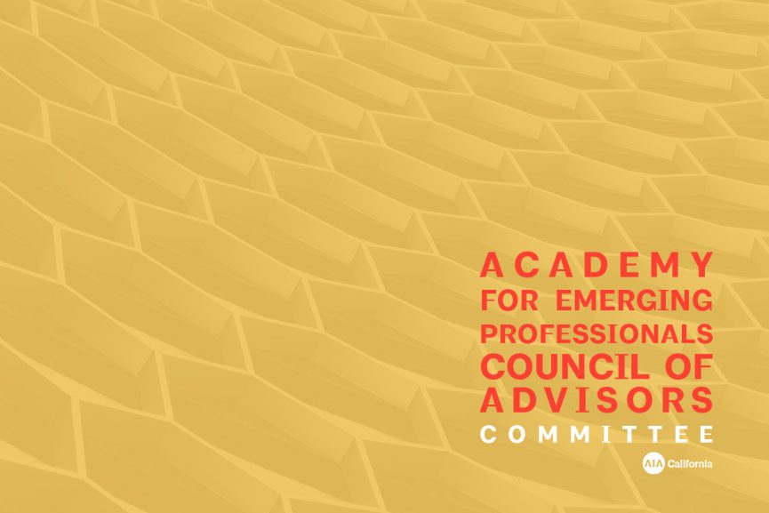 Academy for Emerging Professionals Council of Advisors - AIA California