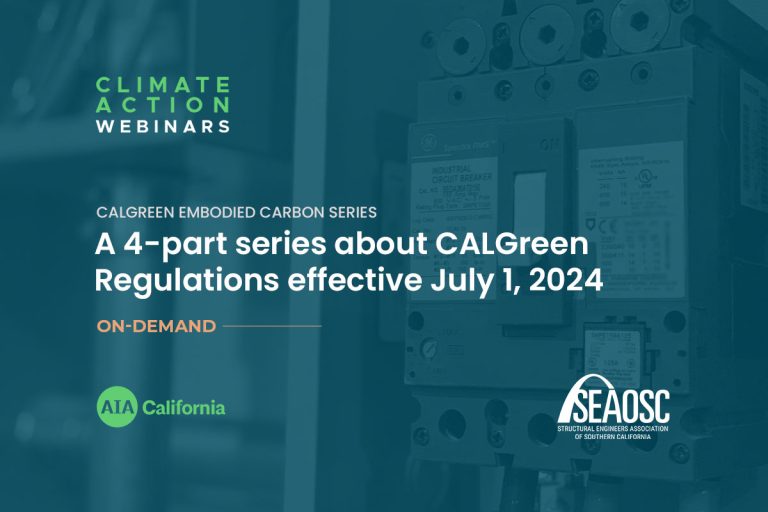 CALGreen Embodied Carbon Measures Resources - AIA California