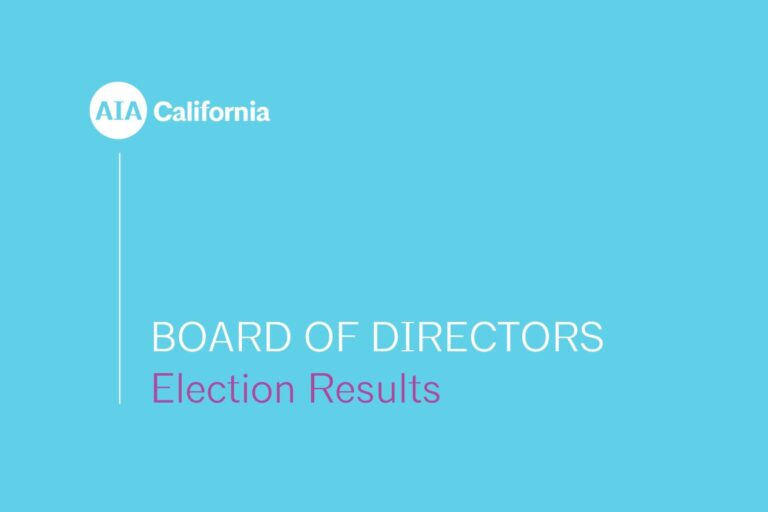 2025 AIA California Board Election Results - AIA California