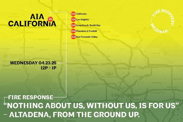 Fire Recovery - AIA California